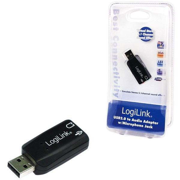 Zvučna kartica MMS USB 2.0 LogiLink Audiadapter 3D effect