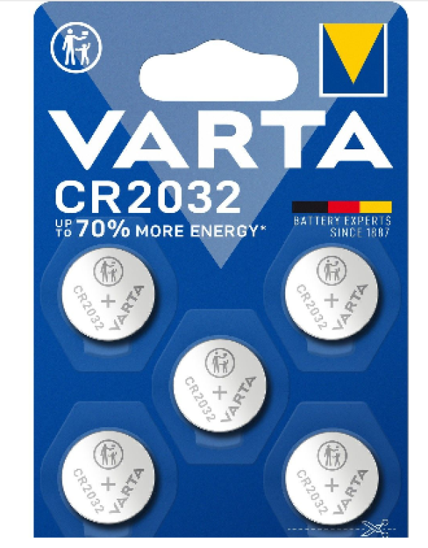 Baterije Varta CR2032 VARTA 3V 5Pack