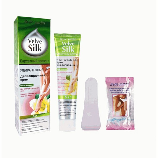 Krema za depilaciju za osetljivu kožu VELVE SILK 125 ml