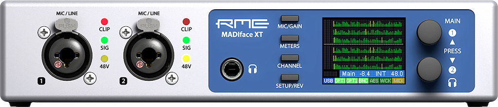 RME MADIface XT audio interfejs
Features
Tech Specs