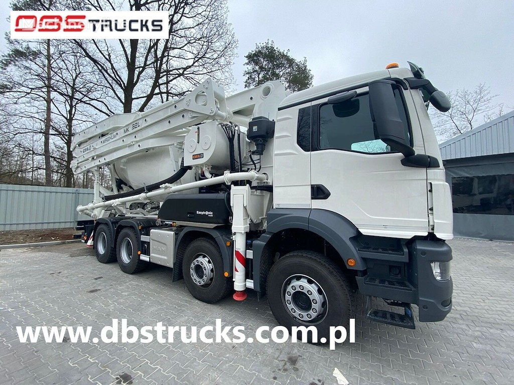 Cifa MK32L-PB607 na šasiji MAN TGS 41.480 pumpa za beton