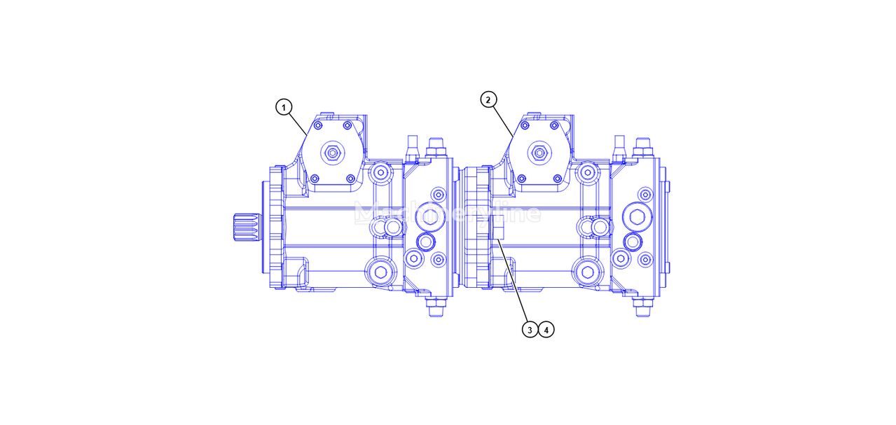 Caterpillar 4689833 / 468-9833 hidraulična pumpa za Caterpillar 6040 TEREX RH 170 bagera