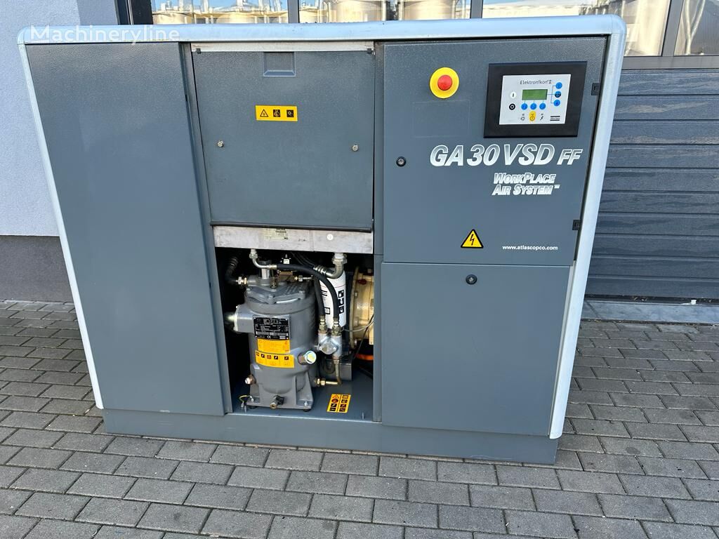 Atlas Copco GA30 VSD 30KW FALOWNIk + OSUSZACZ stacionarni kompresor