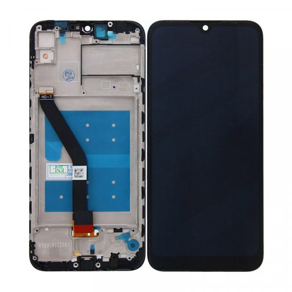 LCD za Huawei Y6 2019/Y6 Prime 2019 + touch screen WITH FRAME crni FULL ORG(China)