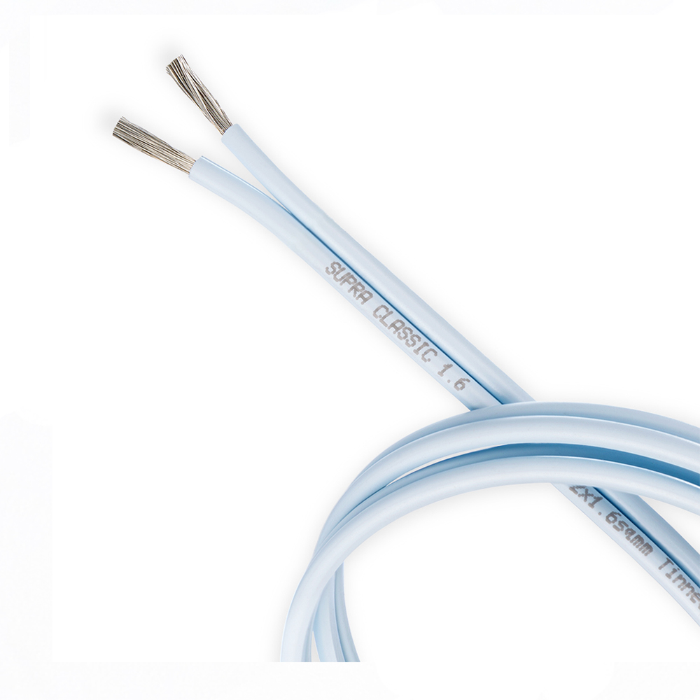 Supra Cables Classic 2x1.6mm Ice Blue