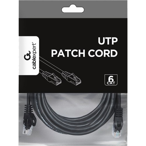 Gembird UTP Cat6 Patch mrežni kabl 5m crni