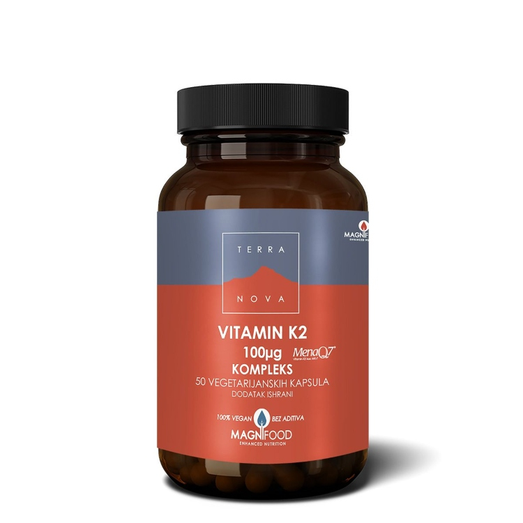 Terranova Vitamin K2 100mcg 50 kapsula