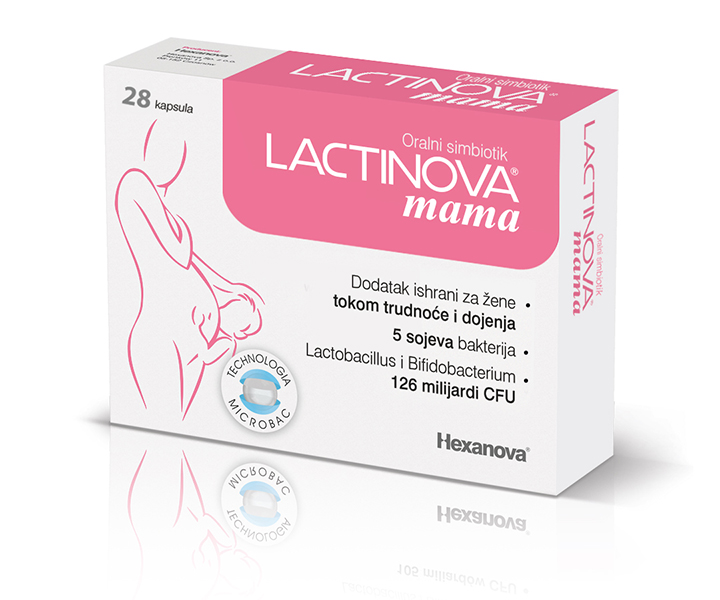 Lactinova mama 28 kapsula