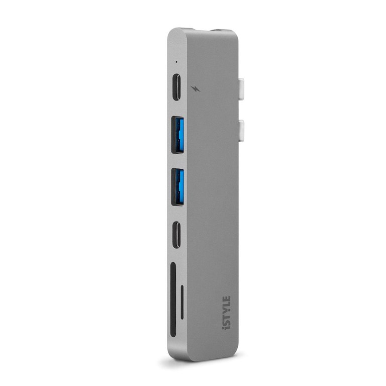 iSTYLE USB Type-C HUB PRO - silver/black