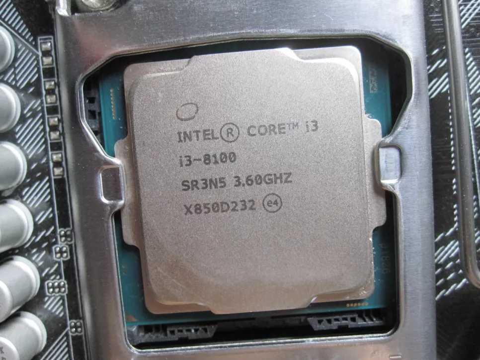 i3 8100 Intel 1151 procesor