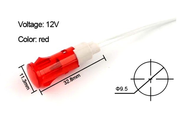 SIG.LED R 12V