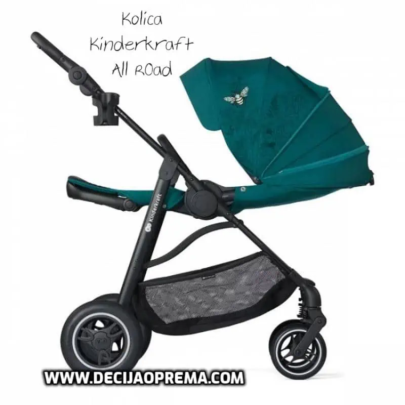 Kolica za bebe Kinderkraft All Road Nature Vibes Green