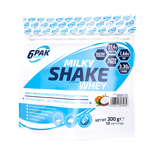 6PAK Milky Shake Whey 300g