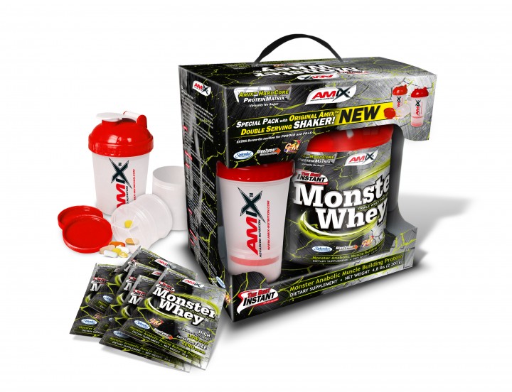 AMIX Anabolic Monster Whey® 2,2kg + Monster šejker GRATIS