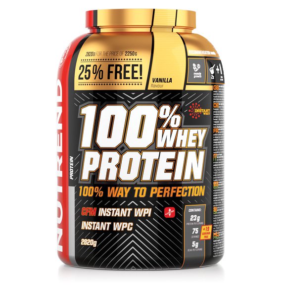 NUTREND 100% WHEY PROTEIN, 2250g + 25% GRATIS