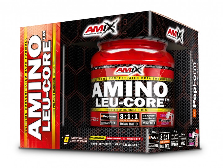 Amino LEU-CORE 8:1:1 390g fruit punch