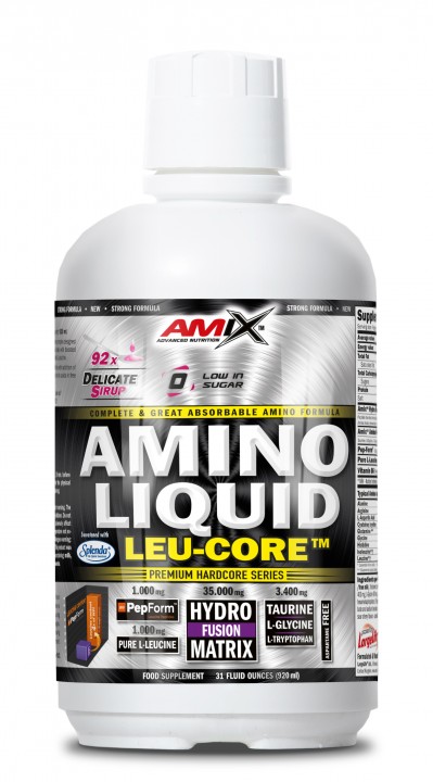 AMIX Amino Liquid Leu-CORE(R) 920ml red cherry