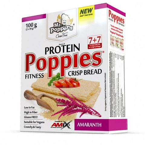 Mr.Popper’s – Poppies CrispBread Protein amaranth 100g