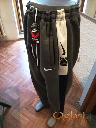 Nova muska pamucna trenerka donji deo NIke u velikom broju 4XL Siva Novo