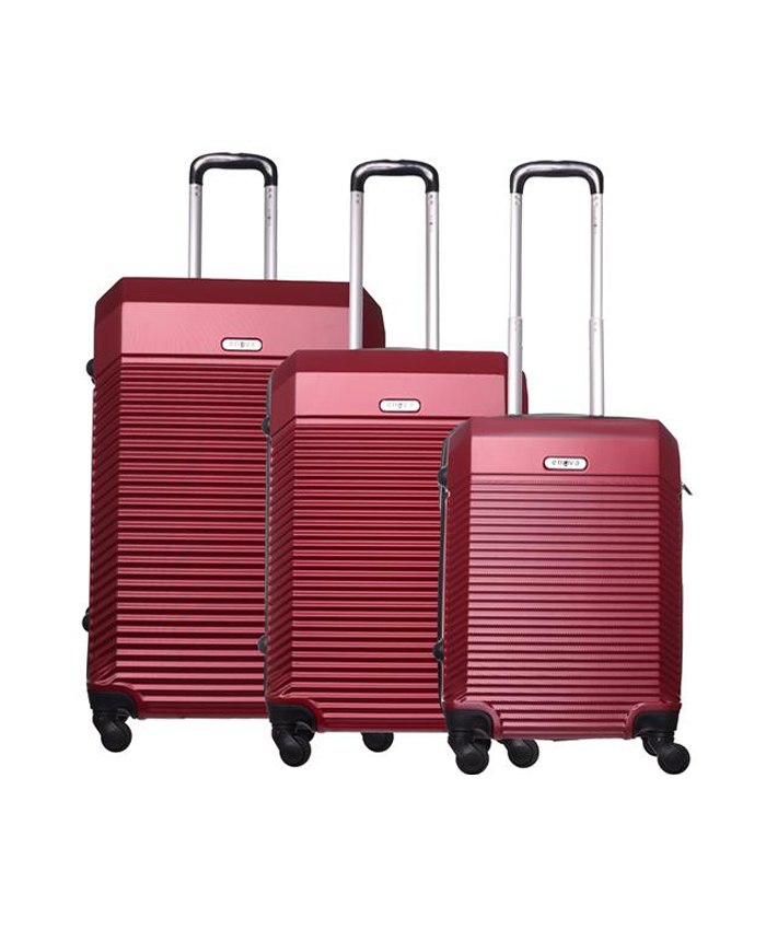 KOFER 3/1 SET CAPRI MAROON TROLLEY ENOVA