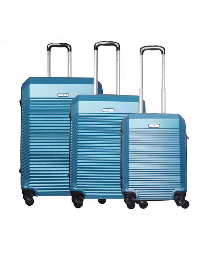 KOFER 3/1 SET CAPRI AQUA BLUE TROLLEY ENOVA