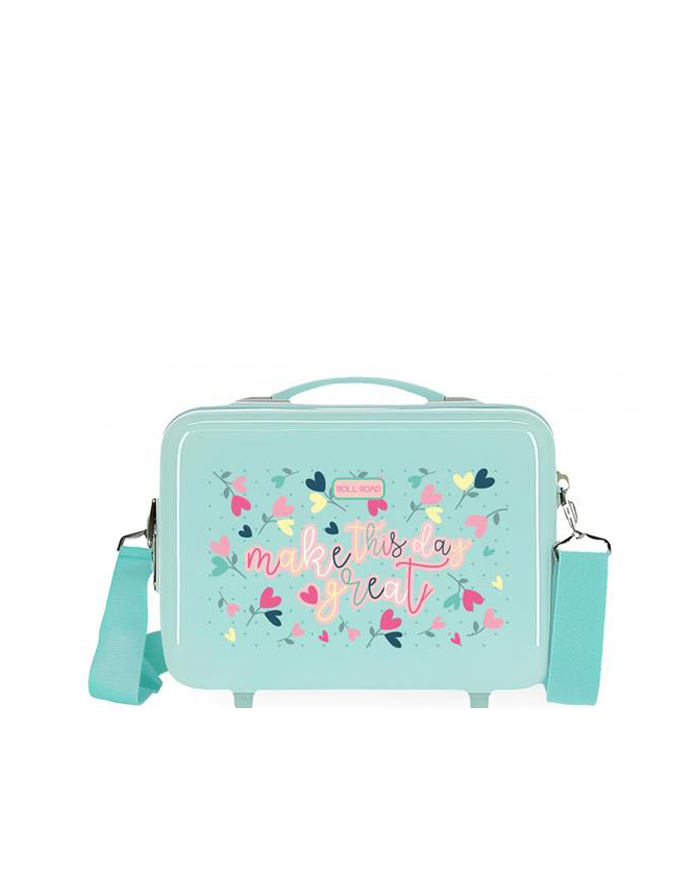 NESESER BEAUTY CASE QUEEN OF HEART TURQUOISE Roll Road