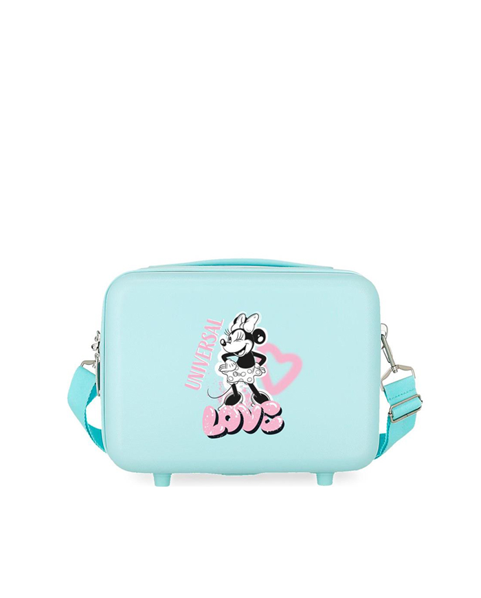 NESESER BEAUTY CASE MINNIE UNIVERSAL YOU ARE MAGIC TURQUOISE Disney