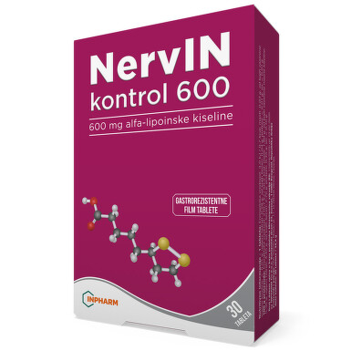 NervIN kontrol 600, 30 tableta