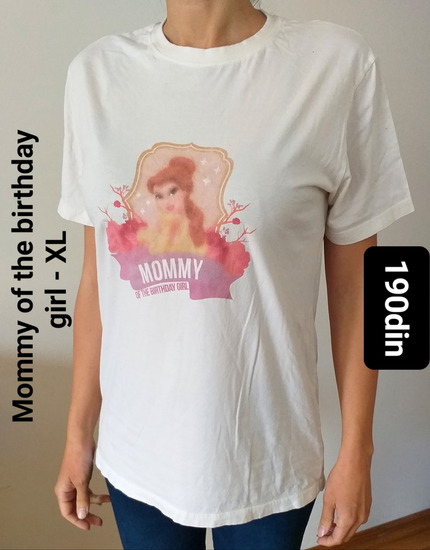 Mommy ženska majica bela Lepotica i zver XL/42