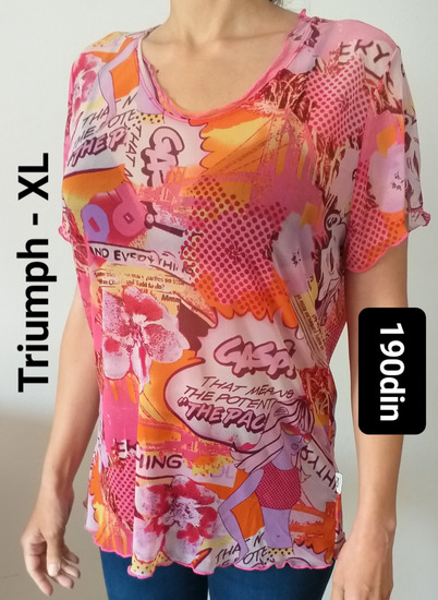 Triumph ženska majica pop art kratak rukav XL/42