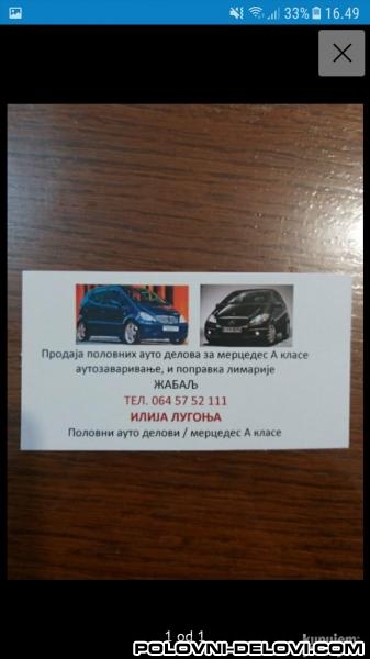 Mercedes A 170 17cdi Kompletan Auto U Delovima