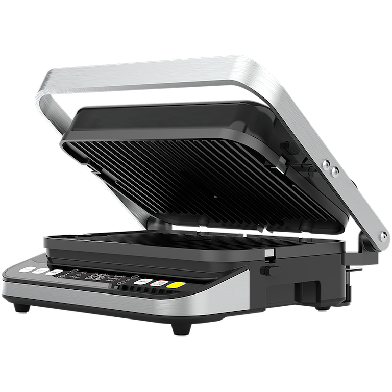AENO ''Electric Grill EG5: 2000W, 2 heating modes - Lower Grill, Both Grills, 6 preset programs, Defrost, Max opening angle -180°, Temperature regulation, Timer, Removable double-sided plate
