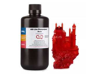 ABS-like Resin 1kg Clear Red