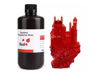 Standard Resin 1kg - Clear Red