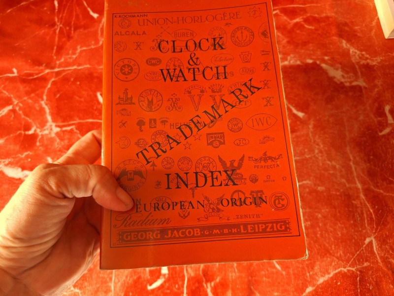 CLOCK AND WATCH TRADEMARK INDEX