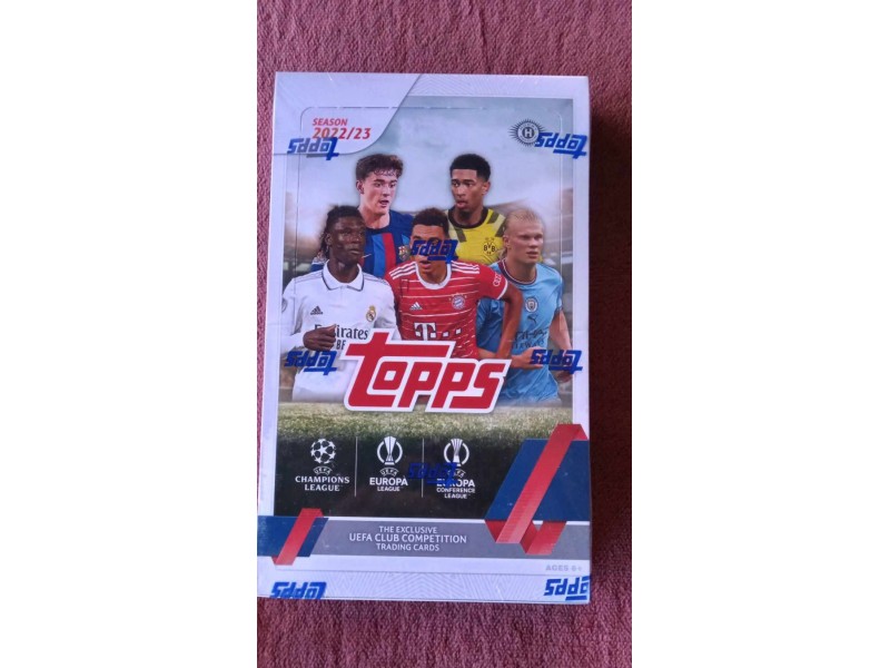 TOPPS UEFA Club competition 2022-23 Kutija sa karticama