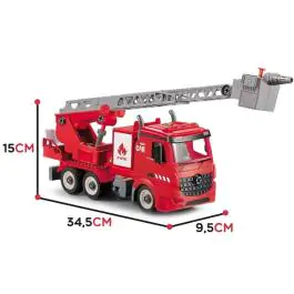 Igračka Kamion vatrogasni 2u1 odvrni-zavrni 35cm