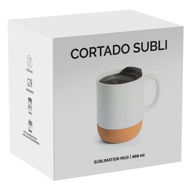 Keramička šolja za sublimaciju, 400 ml CORTADO SUBLI