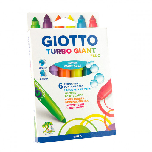 Flomaster 6/1 giotto fluo giant 0433000