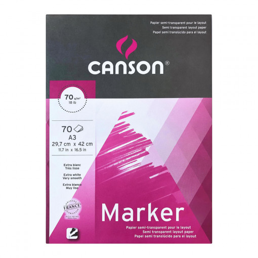 Blok a3 70g 70 lista marker canson 2000297233