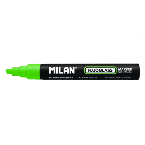 Marker za staklo milan zeleni fluoglass 2-4mm 591296012