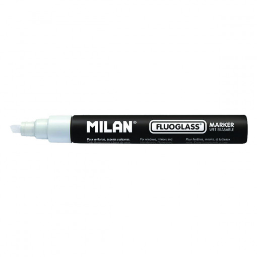 Marker za staklo milan beli fluoglass 2-4mm 591291012