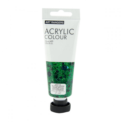 Boja akrilna 75ml green glitter gfp118 art ranger