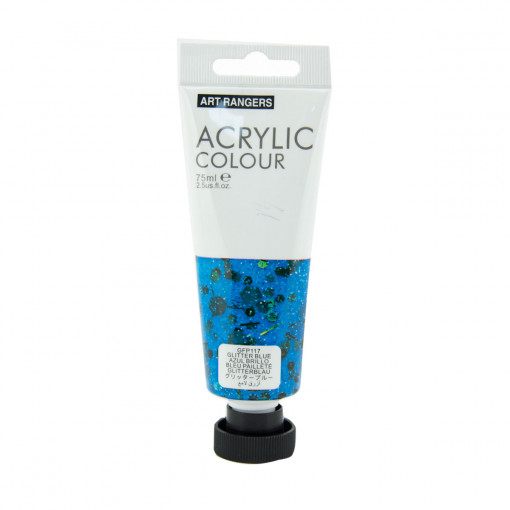 Boja akrilna 75ml blue glitter gfp117 art ranger