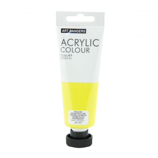 Boja akrilna 75ml yellow neon fea159 art ranger