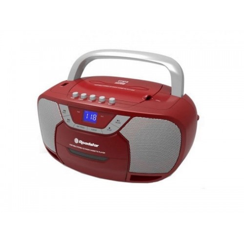 Roadstar prenosivi cd radio kasetofon crveni RCR4635UMPRD