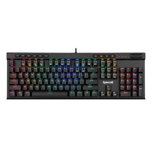 Redragon Vata K580RGB Mechanical Gaming Keyboard, Blue Switch