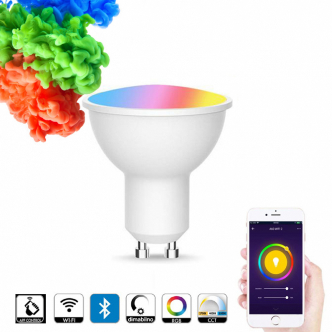 LED SIJALICA S11 GU10 5.5W RGB/CCT SMART WI-FI