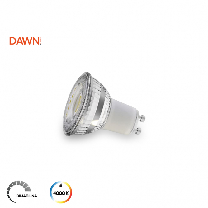 DAWN LED SIJALICA DIMABILNA GU10 7W 4000K 560lm 36°