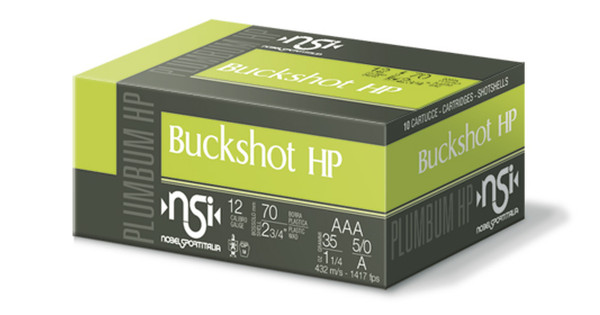 Patron NSI Buckshot 12/70 AAA 5/0 - 5mm